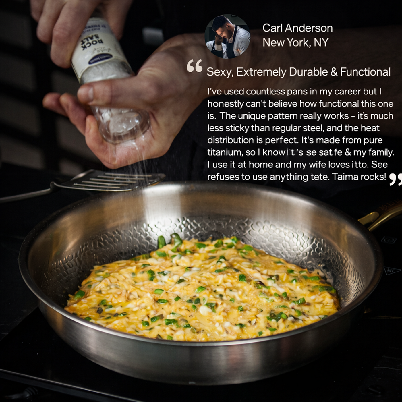 Pure Safe Titanium HammerCraft Pan – Taiko Cookware
